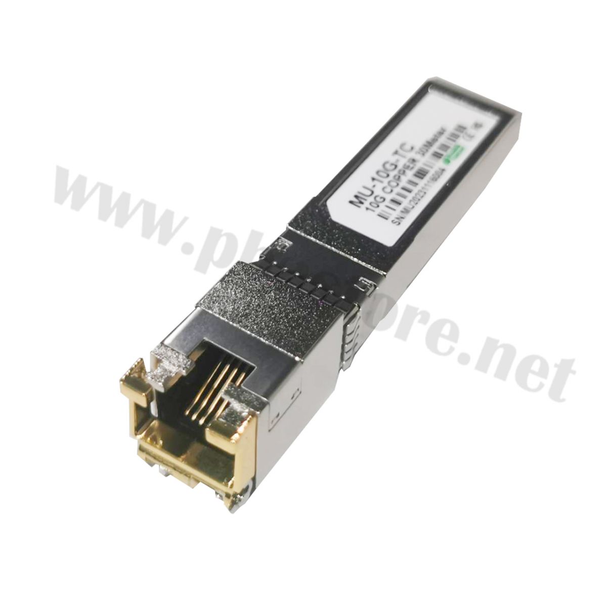 SFP MODULE TO LAN 10 Gigabit COPPER RJ45 PORT 30M HYPERLINK อุปกรณ์แปลง ...